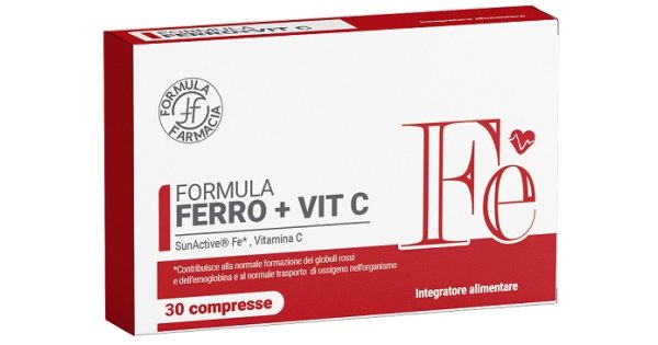 FORMULA FERRO + VIT C 30 CPR
