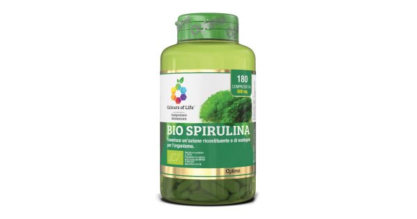 Bio Spirulina 180 Cpr Colours